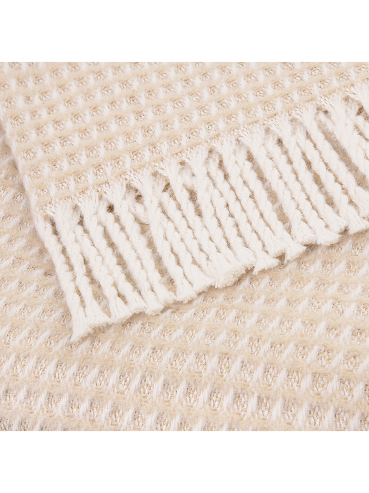 Check Blanket A833 - beige | MODONE wholesale - Clothing For Men