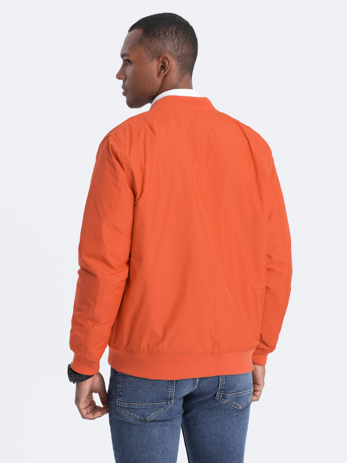 Men's bomber jacket - brick-red V3 C538 | MODONE wholesale - Clothing ...