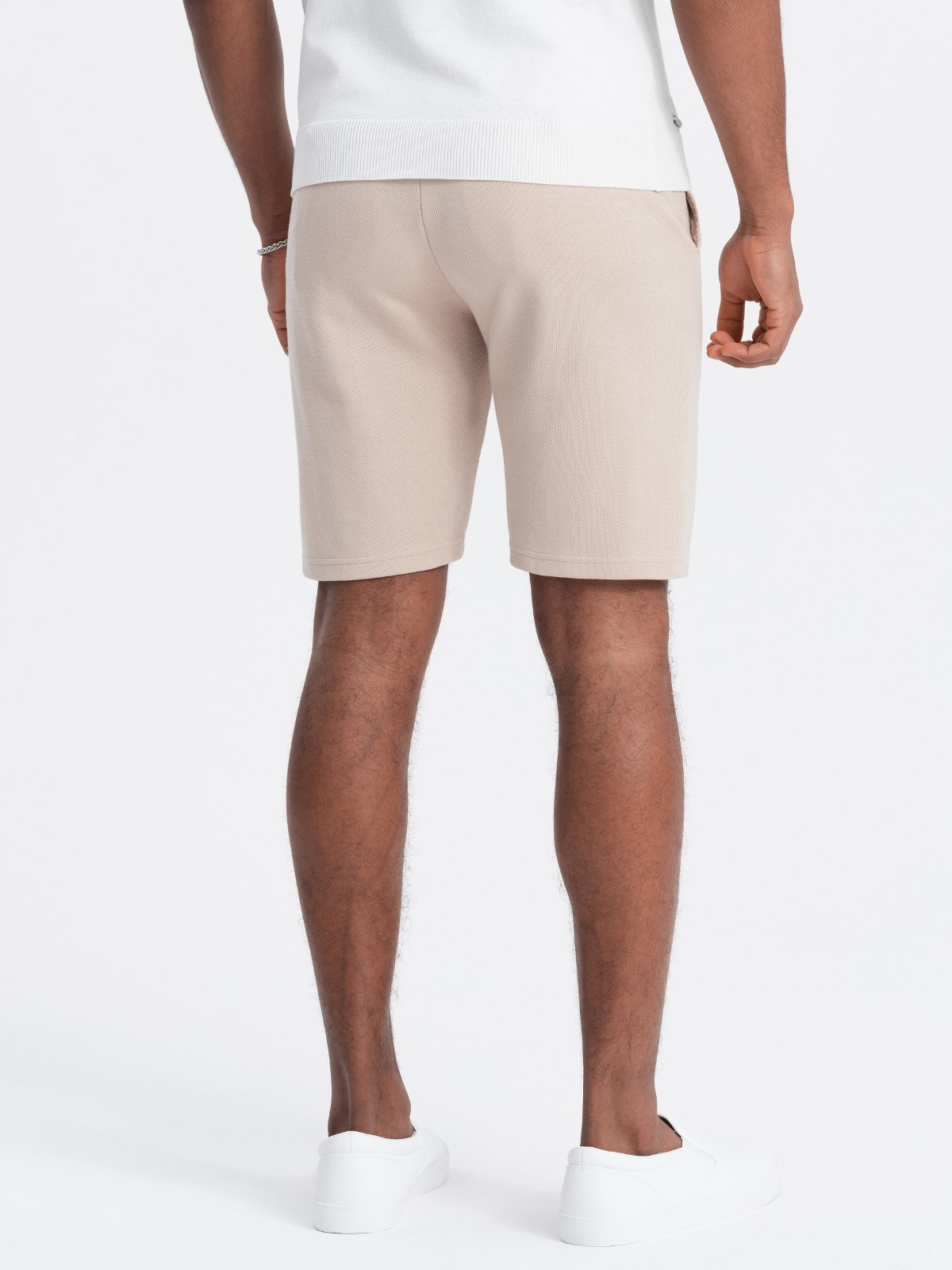 Men's casual short shorts W531 - beige V2 | MODONE wholesale - Clothing ...