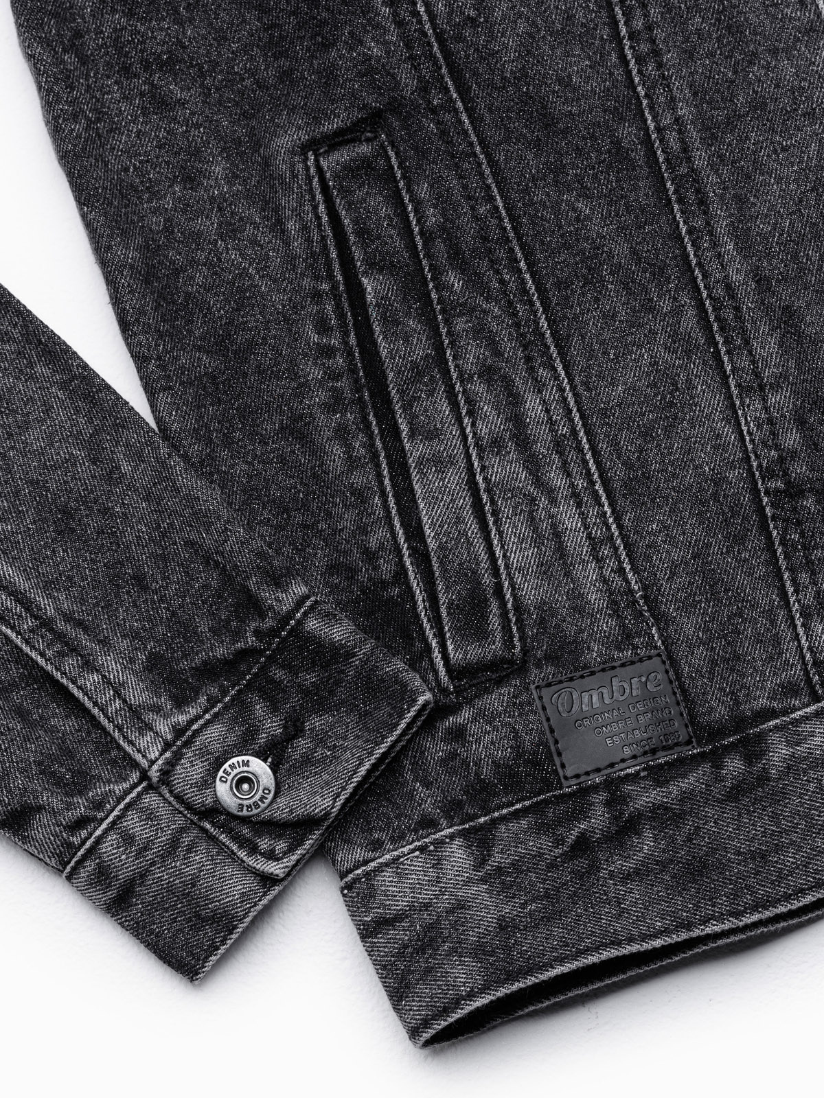 Men's denim katana jacket - black V3 OM-JADJ-0123 | MODONE wholesale ...