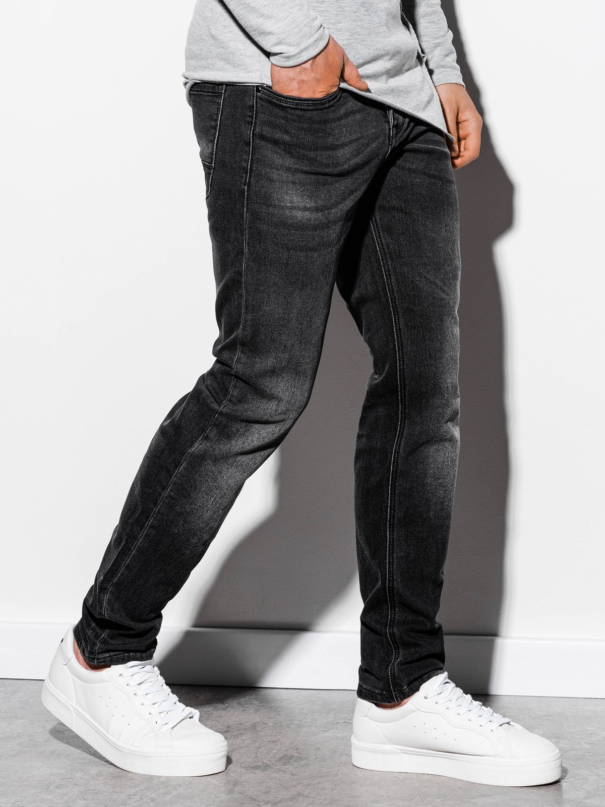 Men's jeans - black P864 | MODONE wholesale - Clothing For Men