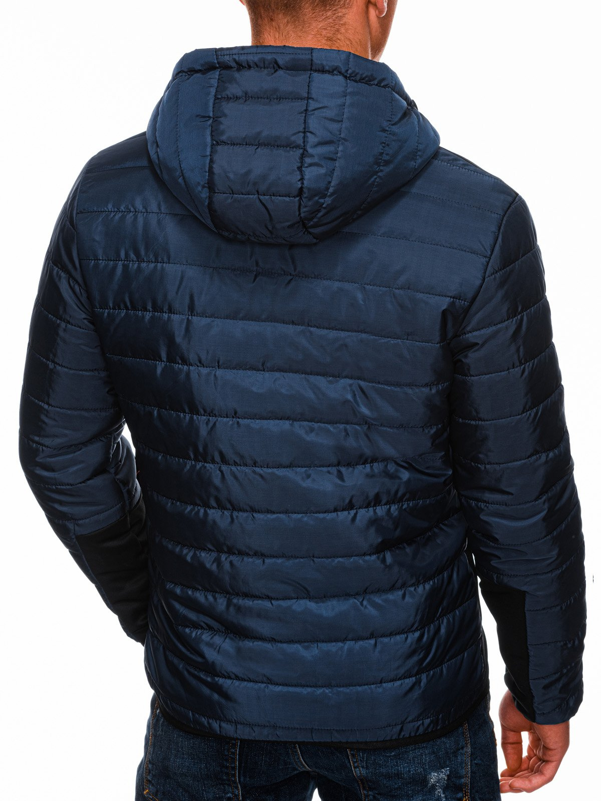 Men's mid-season jacket C507 - navy | MODONE wholesale - Clothing For Men