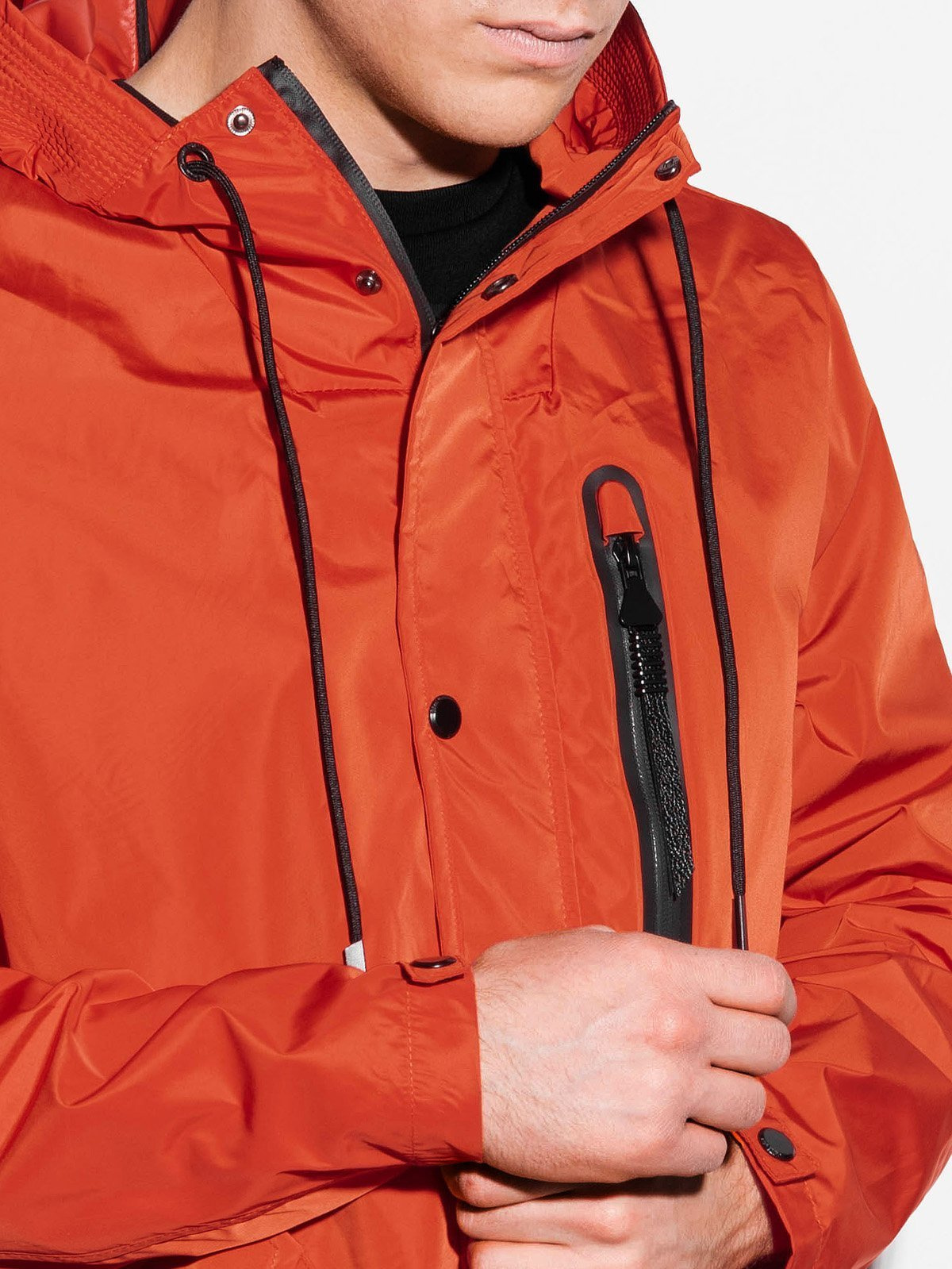 Men's mid-season jacket - brick C440 | MODONE wholesale - Clothing For Men