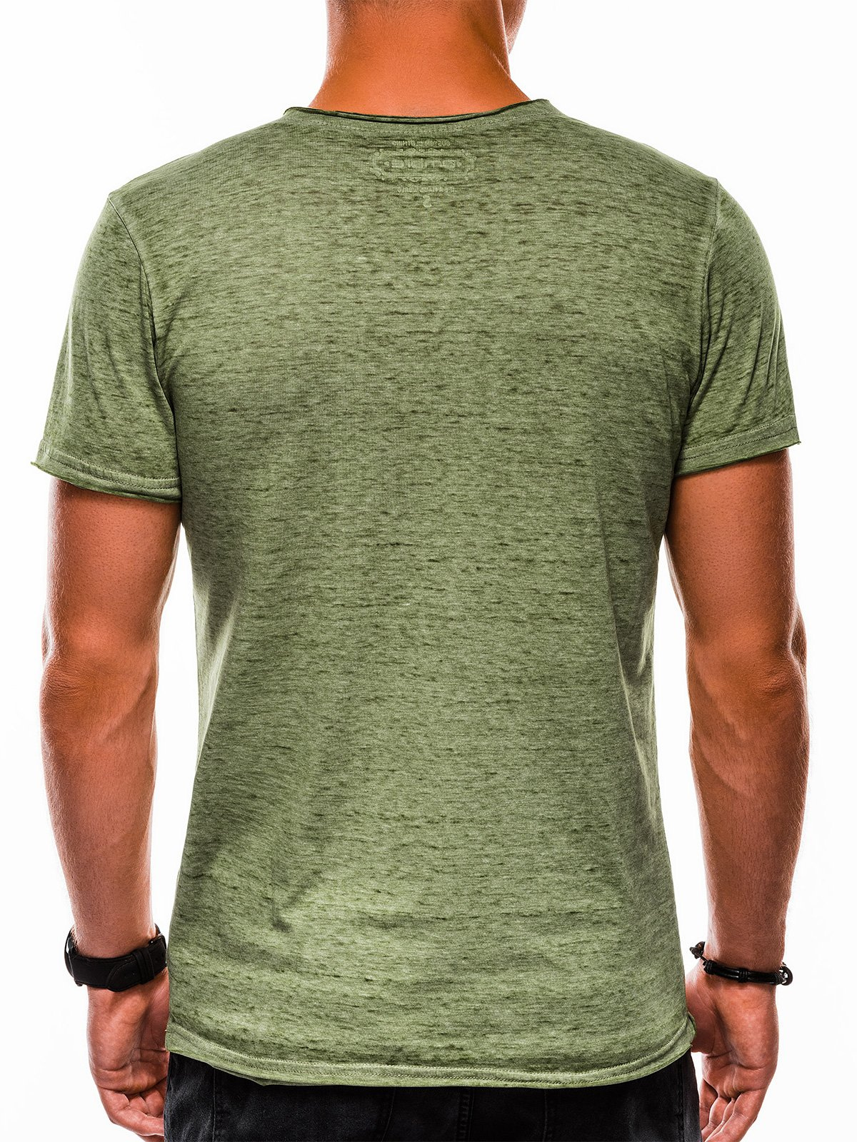 Mens Plain T Shirt S1051 Green Modone Wholesale Clothing For Men