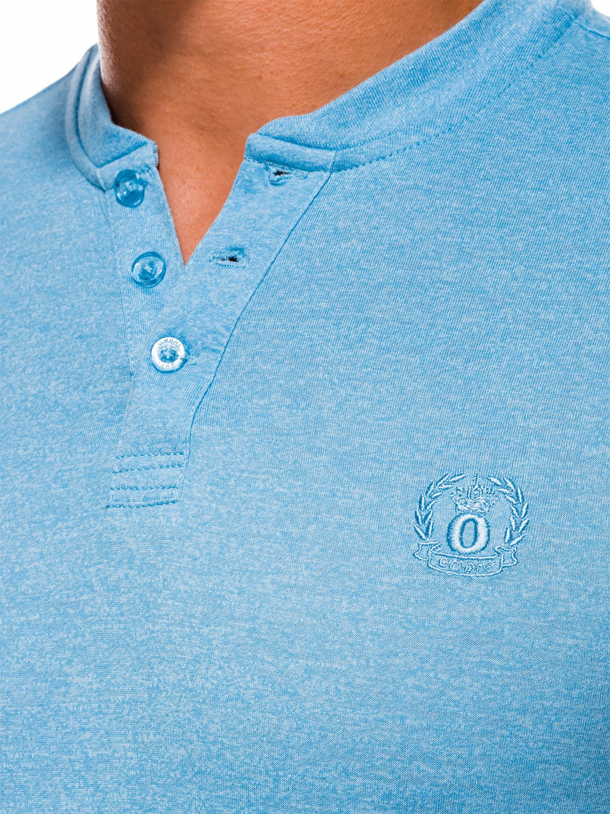 Men's plain t-shirt - light blue S1047 | MODONE wholesale - Clothing ...