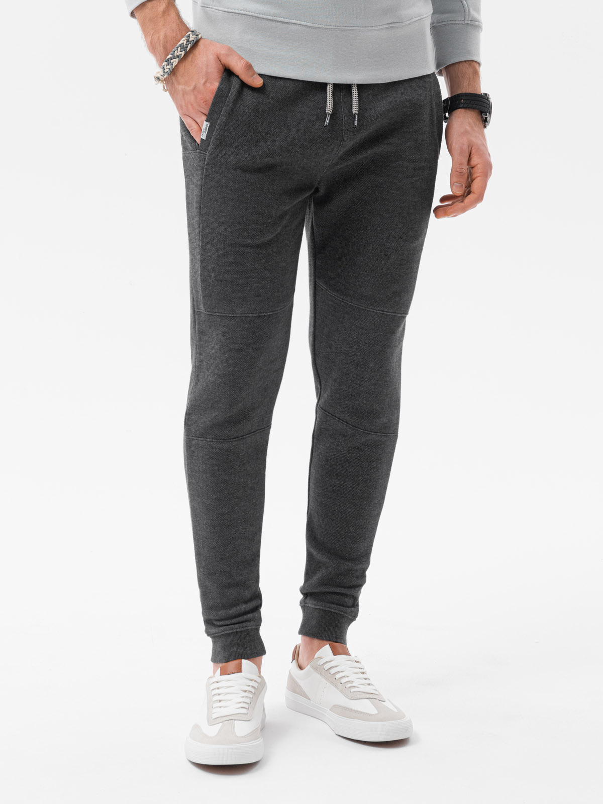 Men's set hoodie + pants - dark grey Z49 | MODONE wholesale - Clothing ...