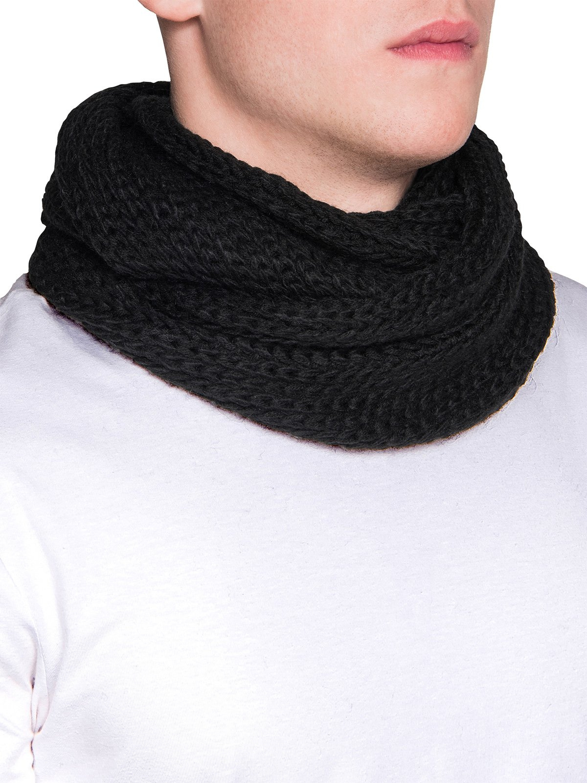 Men's snood - black A098 | MODONE wholesale - Clothing For Men