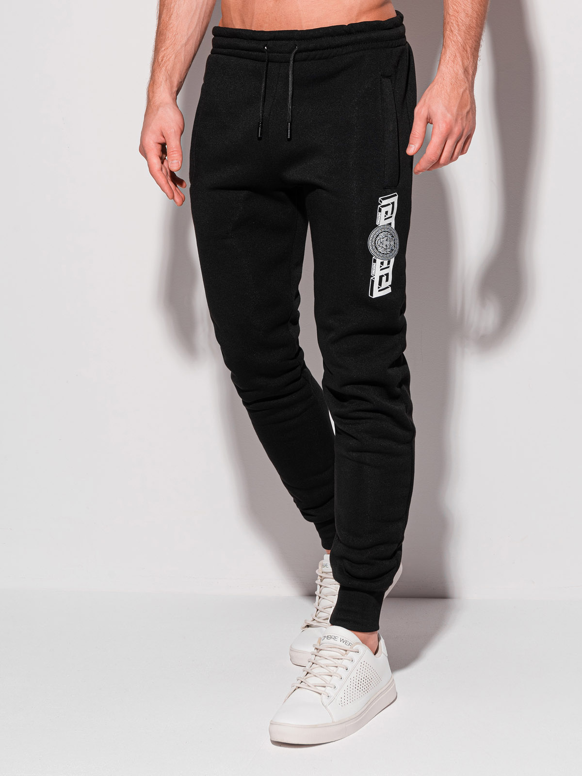 Men's sweatpants P1295 - black | MODONE wholesale - Clothing For Men
