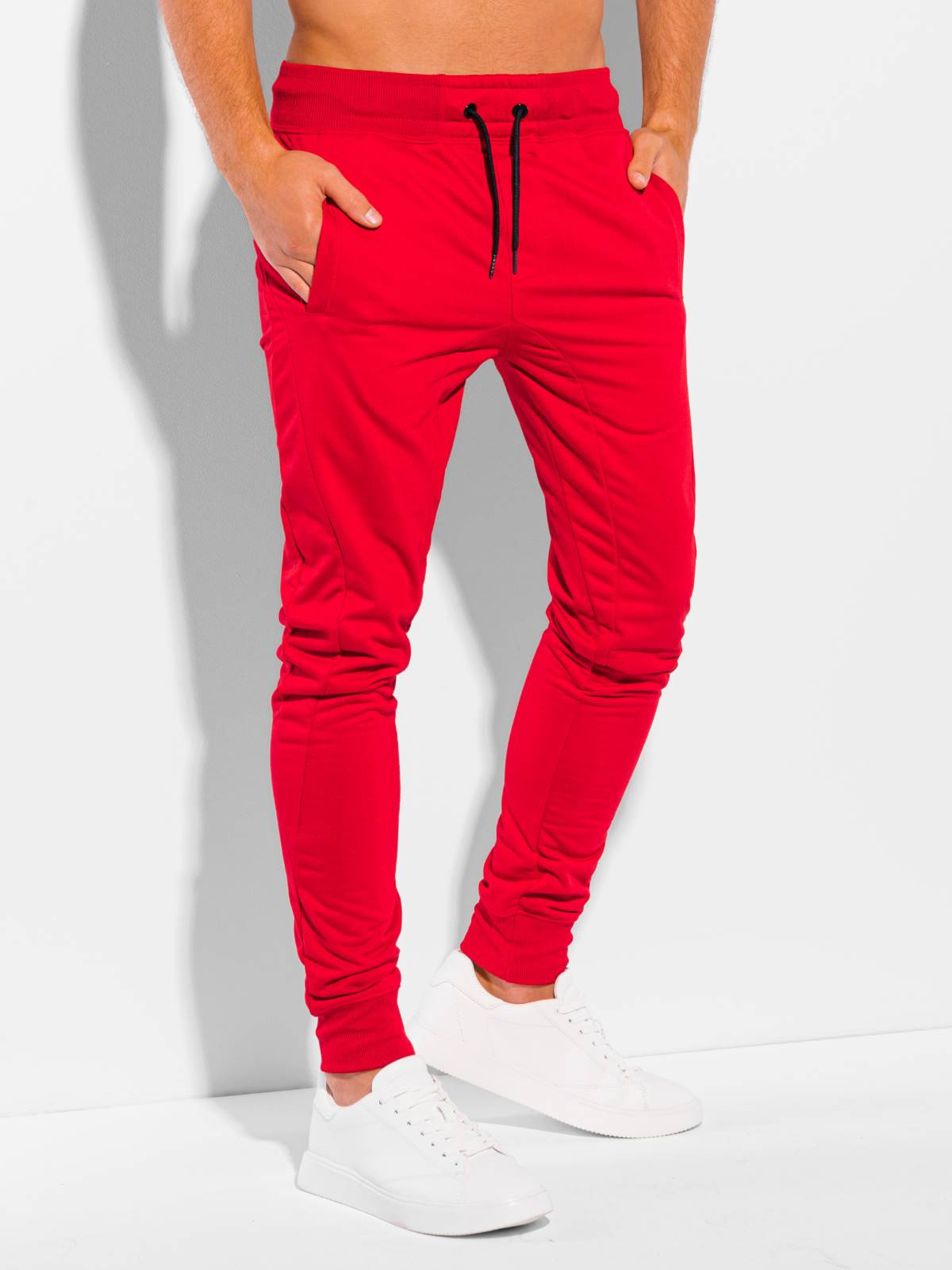 Men's sweatpants P989 - red | MODONE wholesale - Clothing For Men