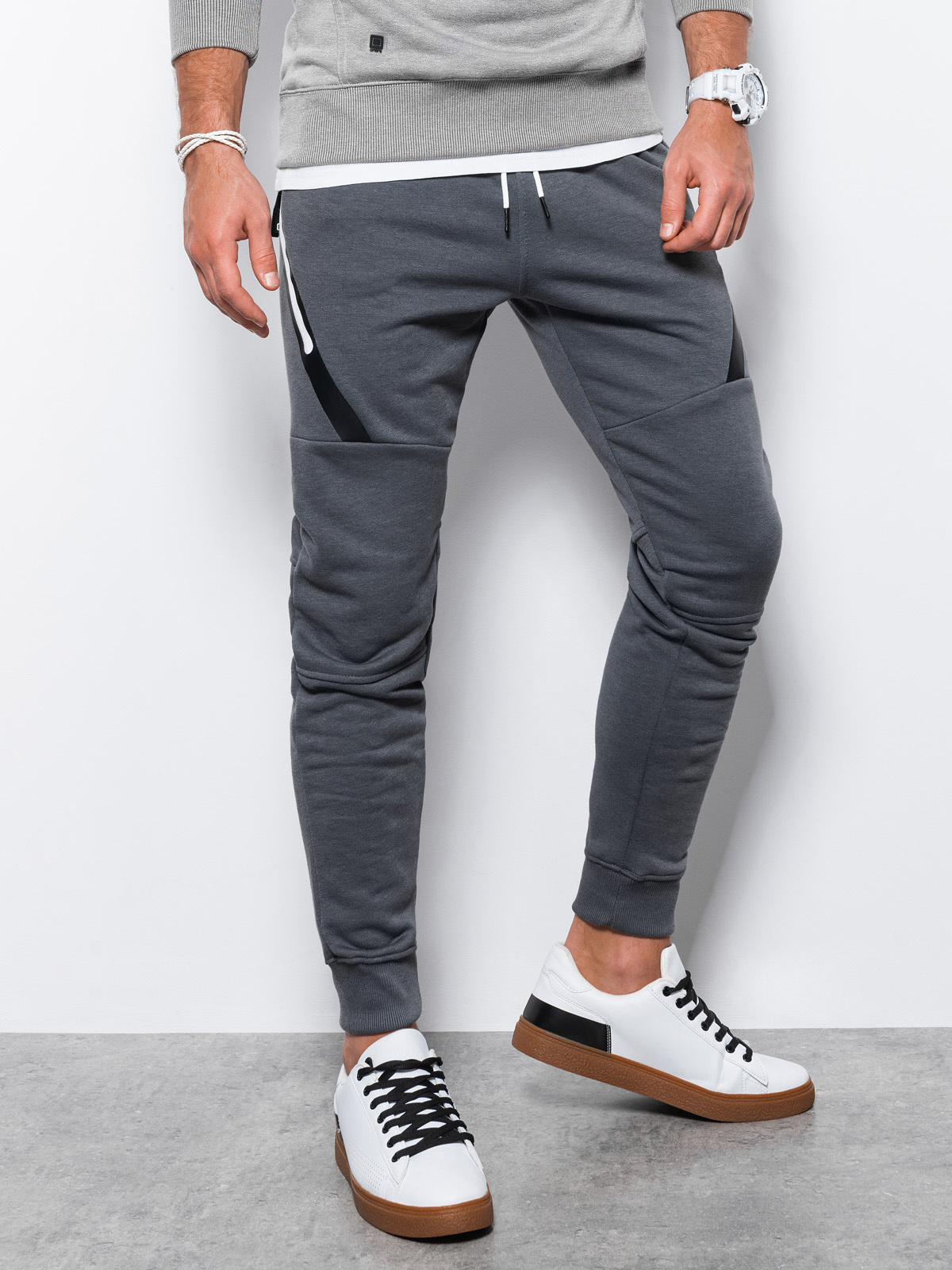 Men's sweatpants - dark grey P1002 | MODONE wholesale - Clothing For Men