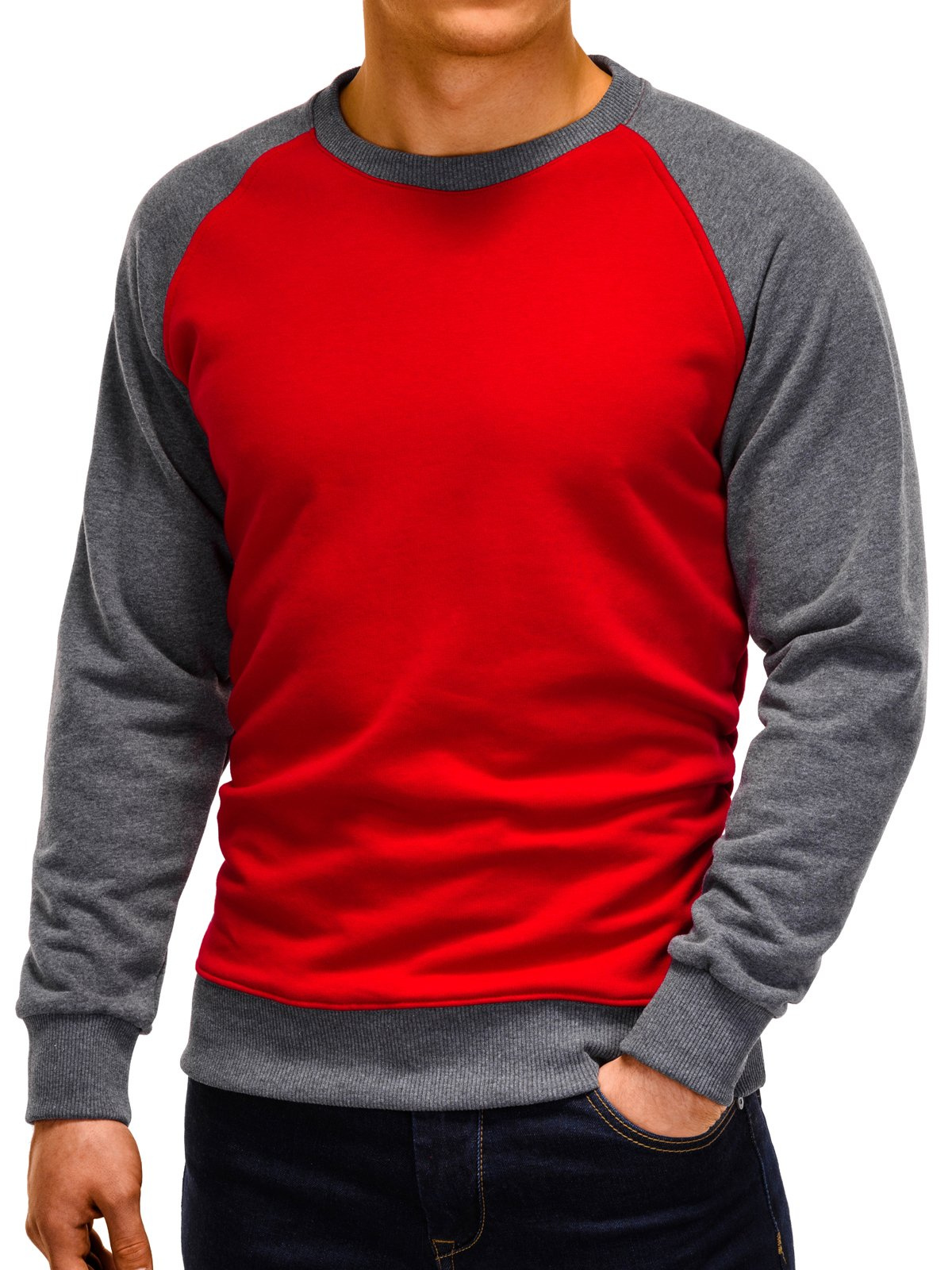 Men's sweatshirt B920 – red | MODONE wholesale - Clothing For Men