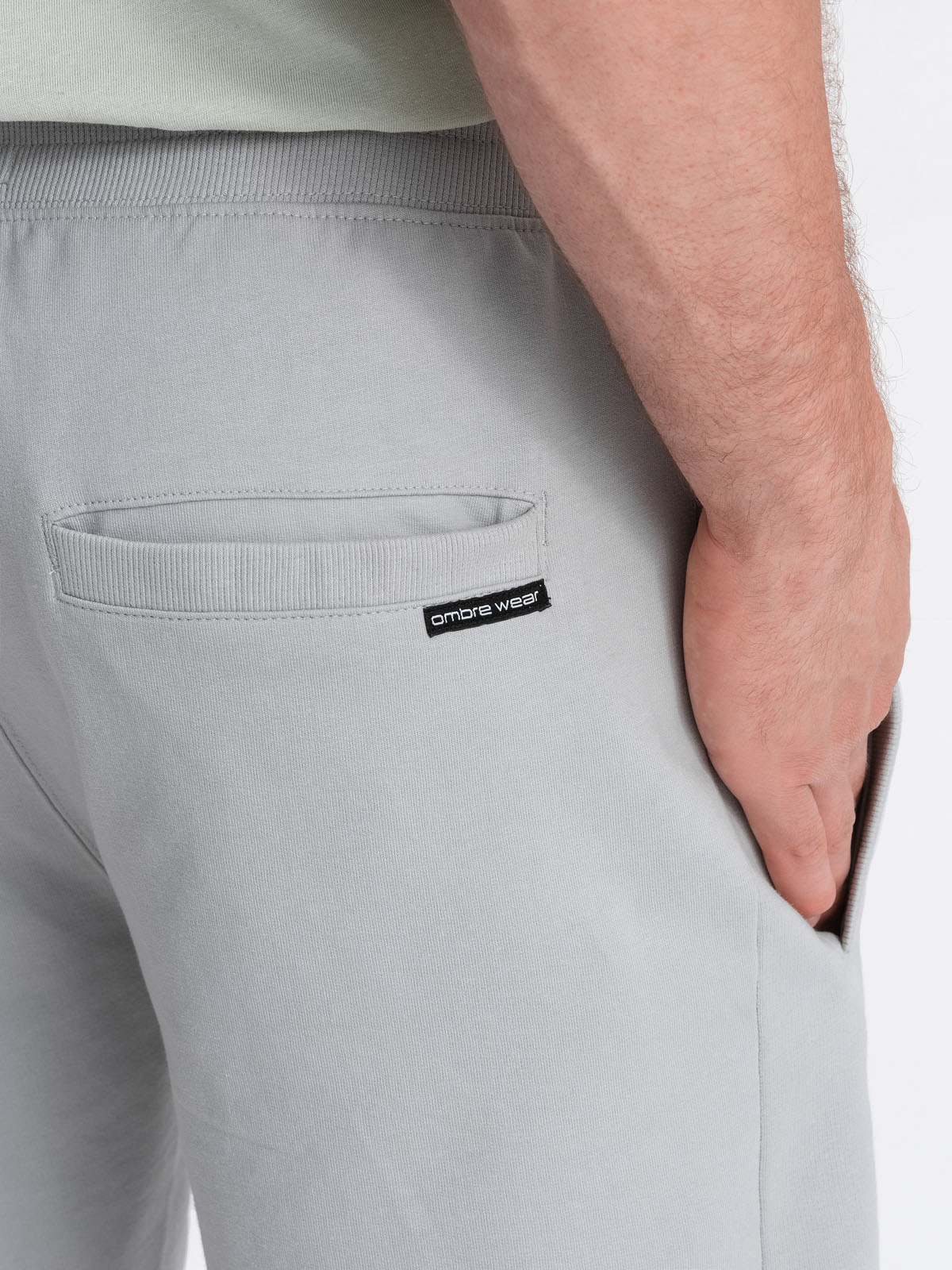 Men's sweatshorts - grey W291 | MODONE wholesale - Clothing For Men