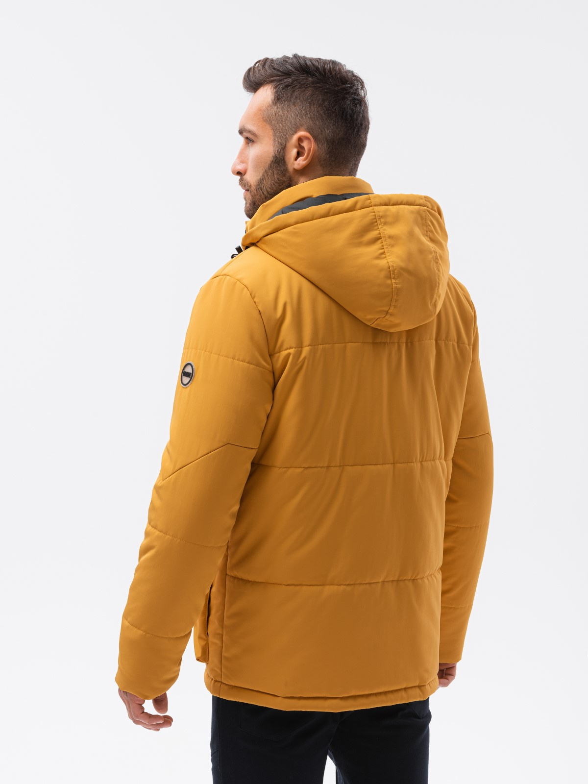 Men's winter jacket - mustard C449 | MODONE wholesale - Clothing For Men