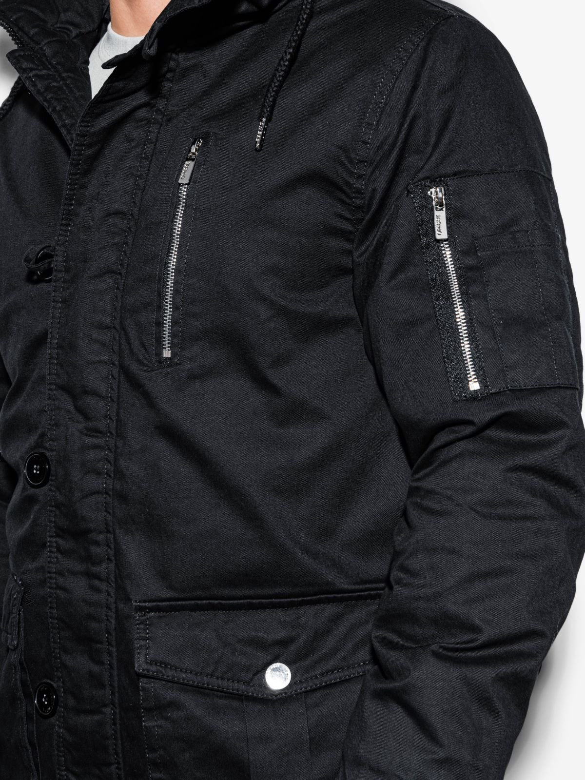 Men's winter parka jacket - black C365 | MODONE wholesale - Clothing ...