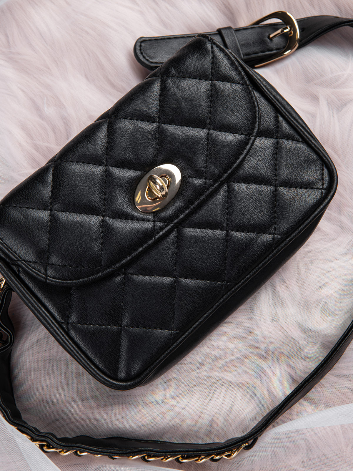 Women's Shoulder Kidney bag BLR280 - black | MODONE wholesale ...