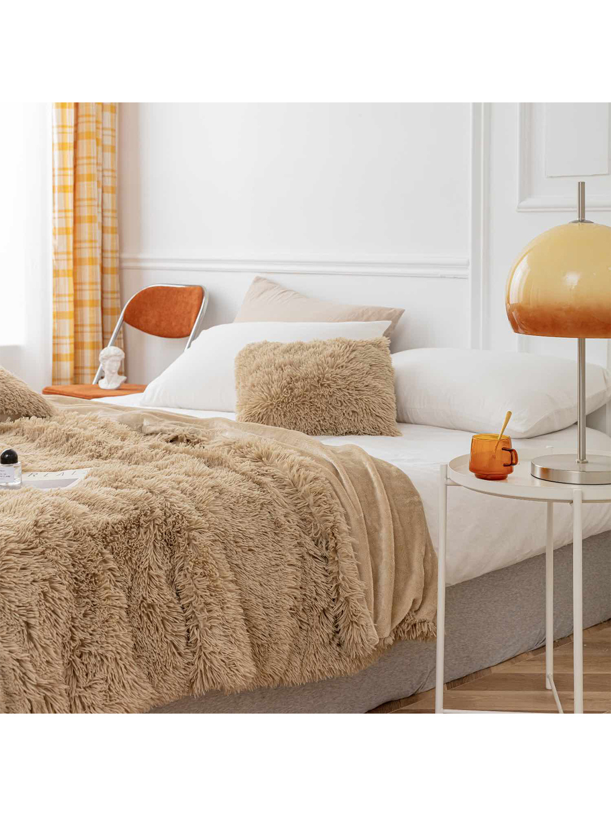 Yeti Blanket A434 - beige | MODONE wholesale - Clothing For Men