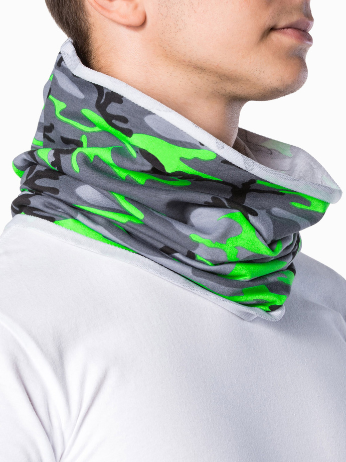Men's snood - green/camo A063 | MODONE wholesale - Clothing For Men