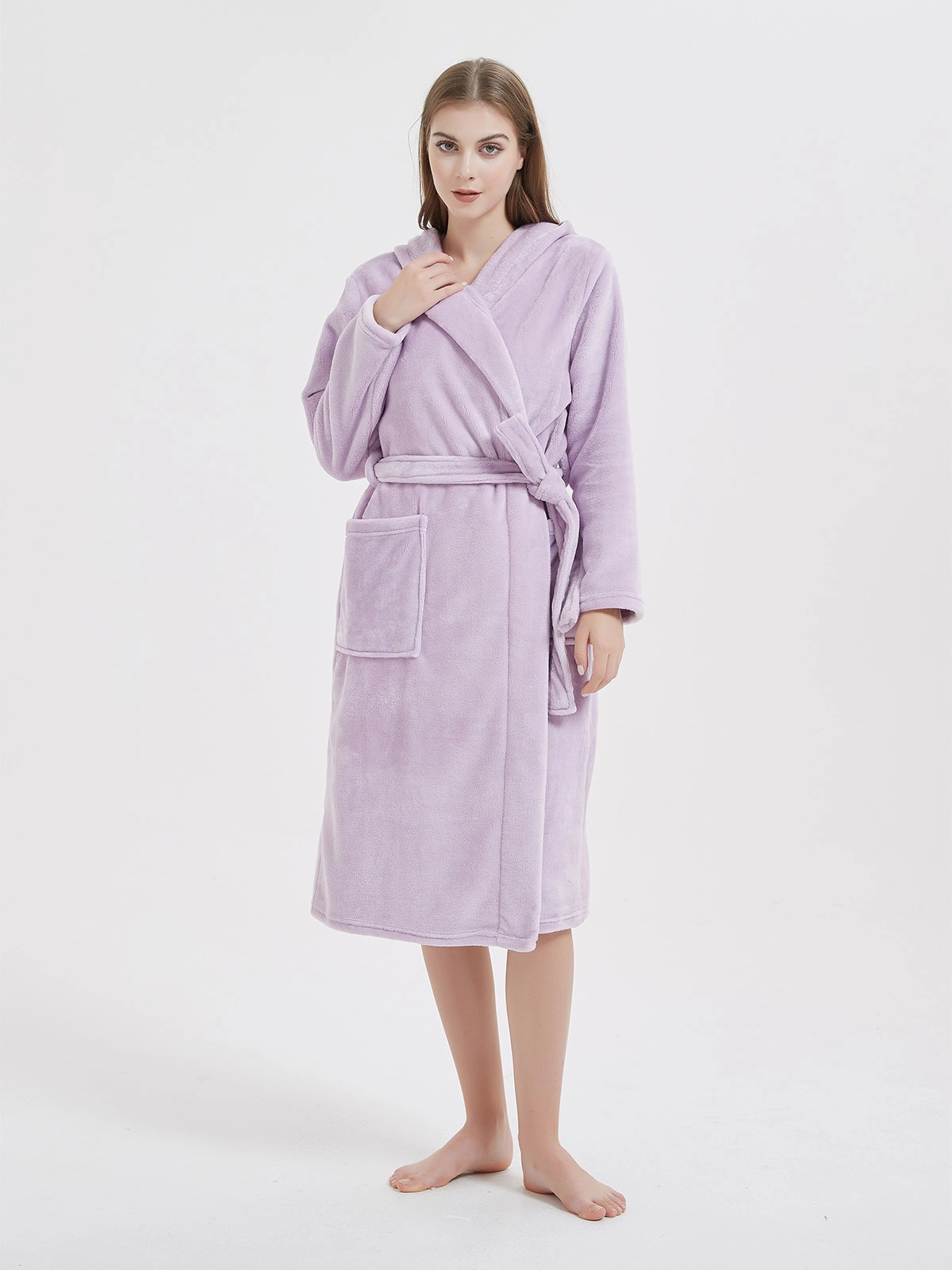 Bathrobe Carlo A814 - lavender | MODONE wholesale - Clothing For Men