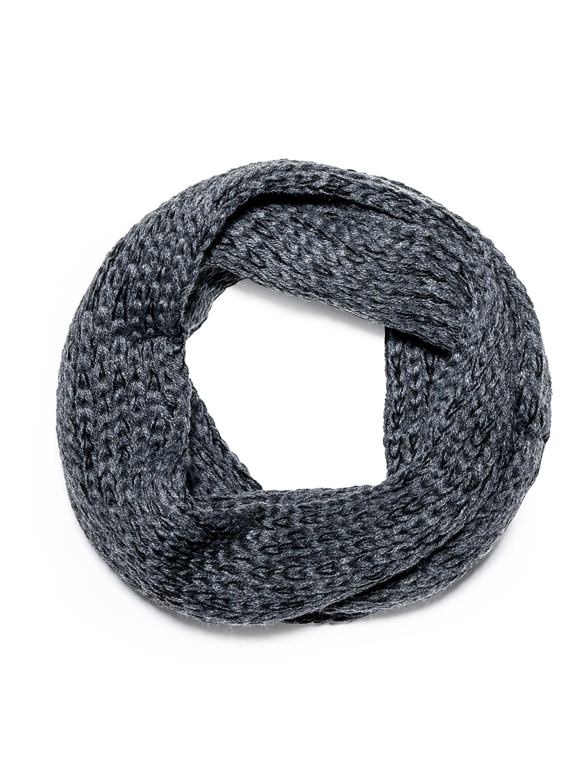 Men's snood - dark grey/black A099 | MODONE wholesale - Clothing For Men